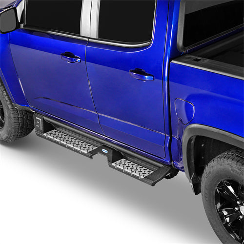 Aftermarket Side Step Bars For 2015-2025 Chevy Colorado Crew Cab & GMC ...