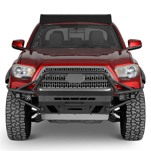 Aftermarket Tube Front Bumper For 2016 2023 Toyota Tacoma 3rd Gen