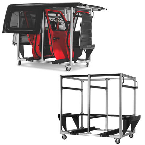Doors and Hardtops Storage Cart (97-24 Wrangler TJ JK JL Hardtop Gladi ...