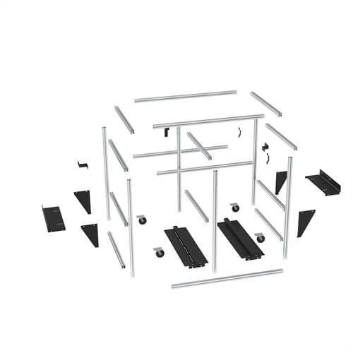 Doors and Hardtops Storage Cart (97-24 Wrangler TJ JK JL Hardtop Gladi ...