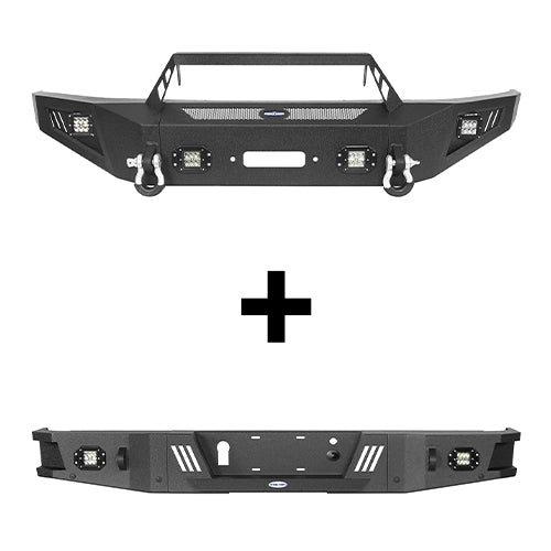 Rear Bumper w/ LED Spotlights For 2018-2020 Ford F-150 - Ultralisk4x4 ...