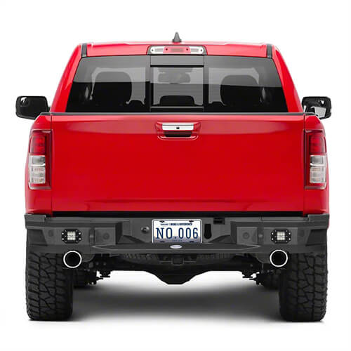 2019-2023 Ram 1500 Offroad Steel Rear Bumper w/License Plate Light ...