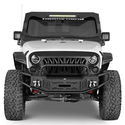Tubular Front Bumper For 2007-2018 Jeep Wrangler JK - Ultralisk4x4 ...