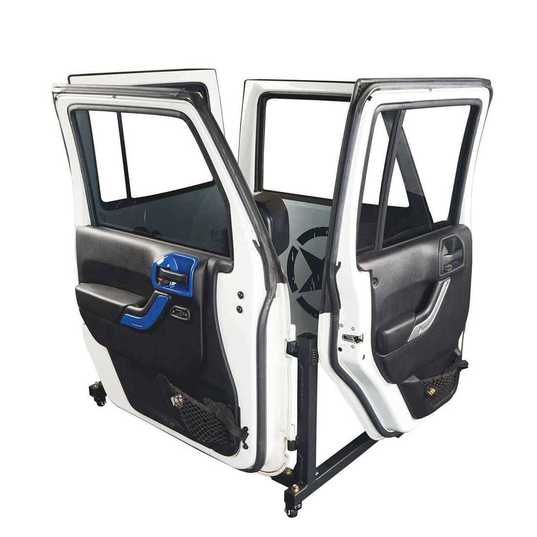 Door Storage Rack Steel Floor Style for 2007-2024 Jeep Wrangler JK JL ...