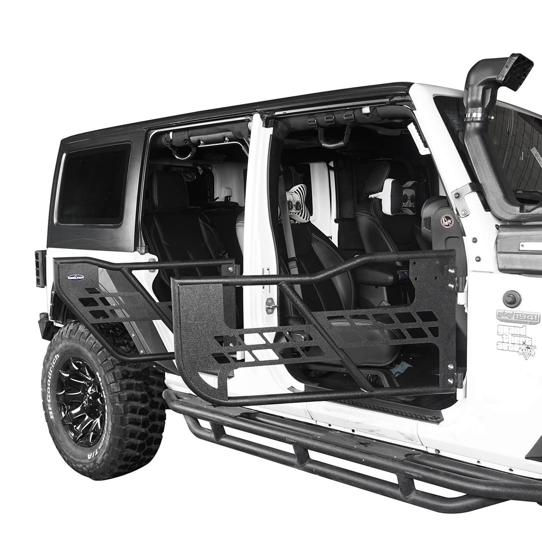 4-Door Tubular Doors Half Doors for 2007-2018 Jeep Wrangler JK ...