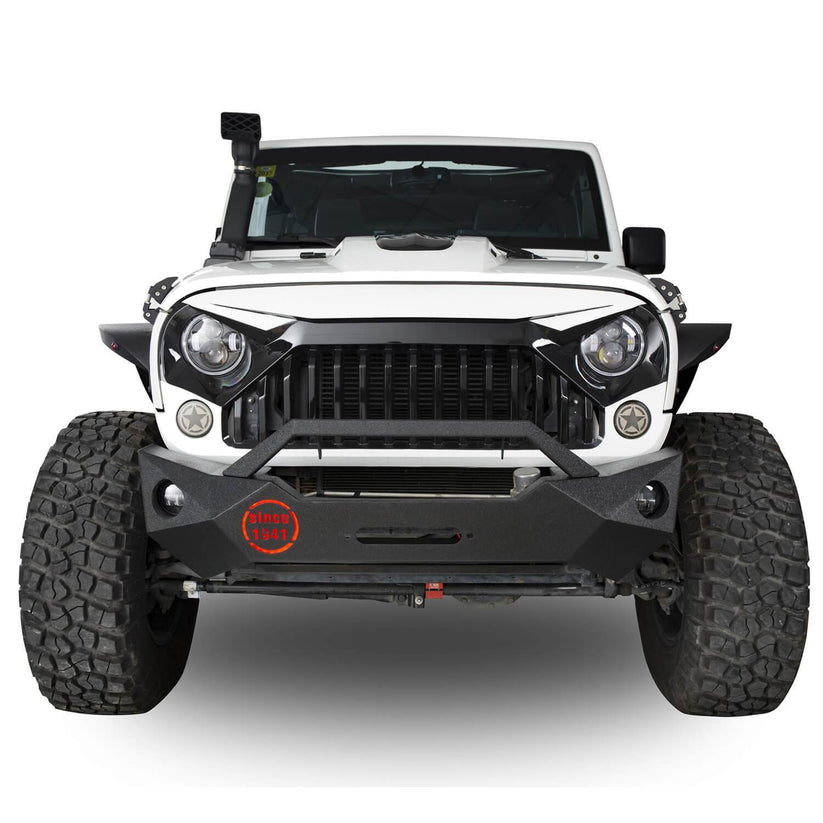 Jeep JK Front Bumper for 2007-2018 Jeep Wrangler JK JKU - Ultralisk 4x4 ...