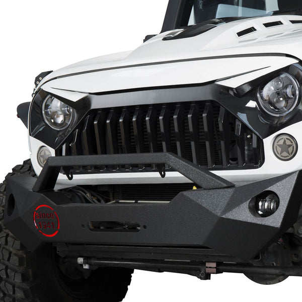 Jeep JK Front Bumper for 2007-2018 Jeep Wrangler JK JKU - Ultralisk 4x4 ...